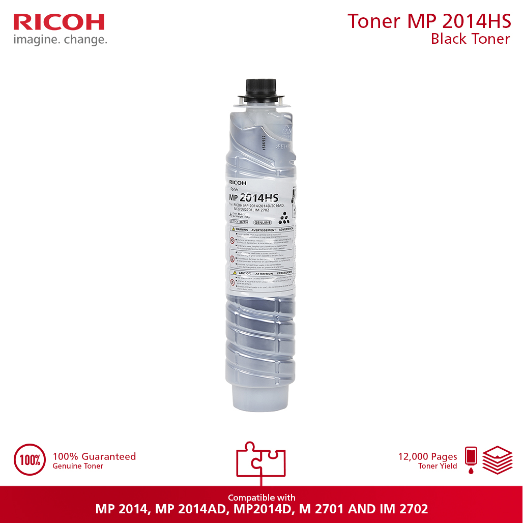 RICOH MP2014 / IM2702 / M2701 - TONER TYPE 2014HS | Lazada PH