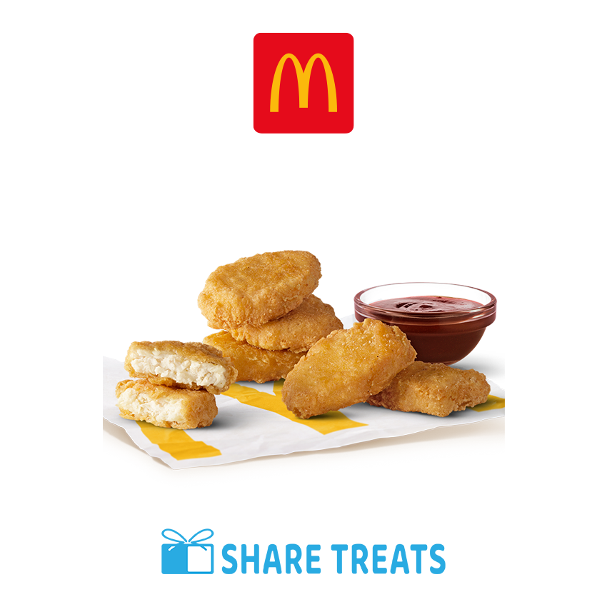 Mcdonald's 6-pc. Chicken McNuggets Solo (SMS eVoucher) | Lazada PH