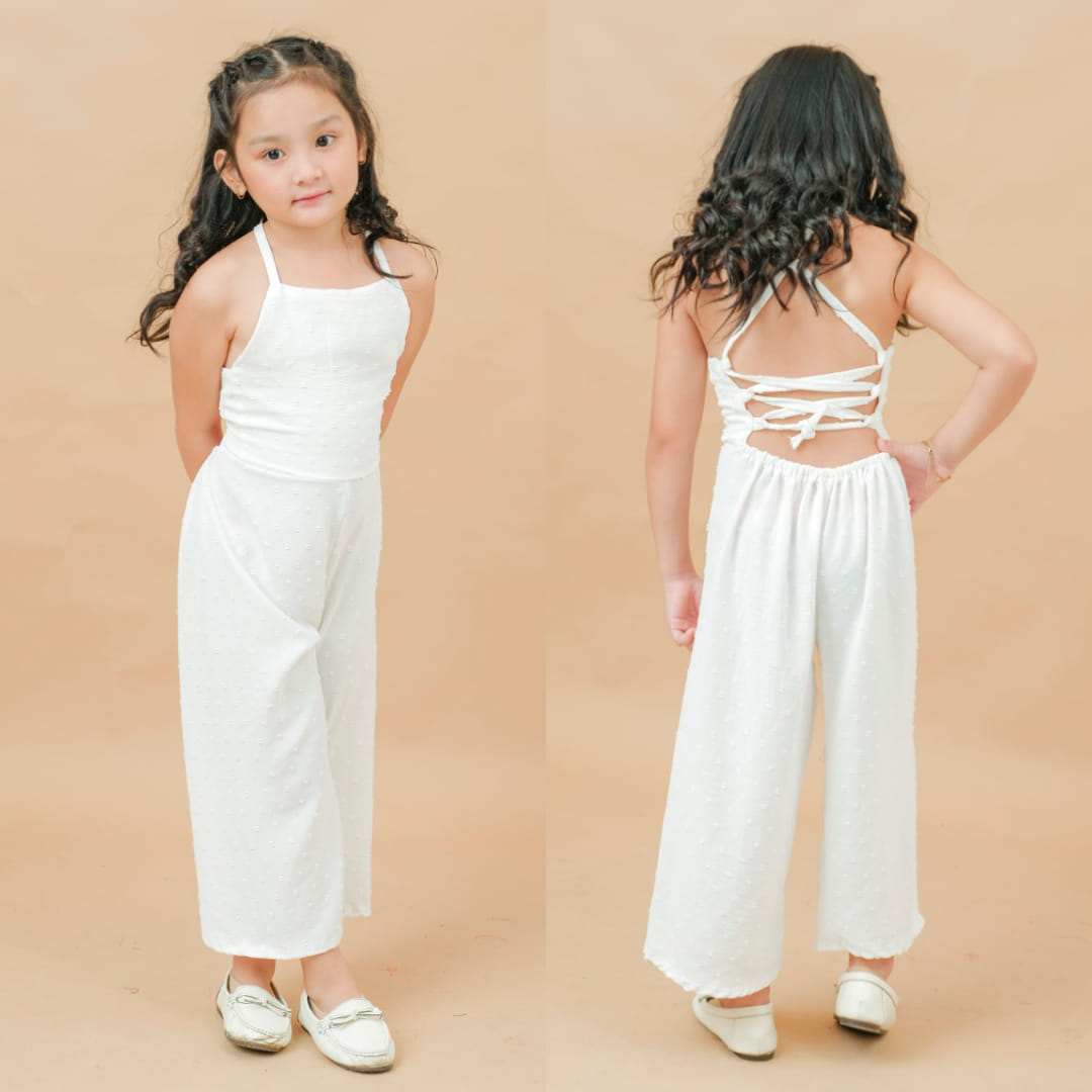 Cylen Jayla Swiss dot Jumpsuit | Lazada PH