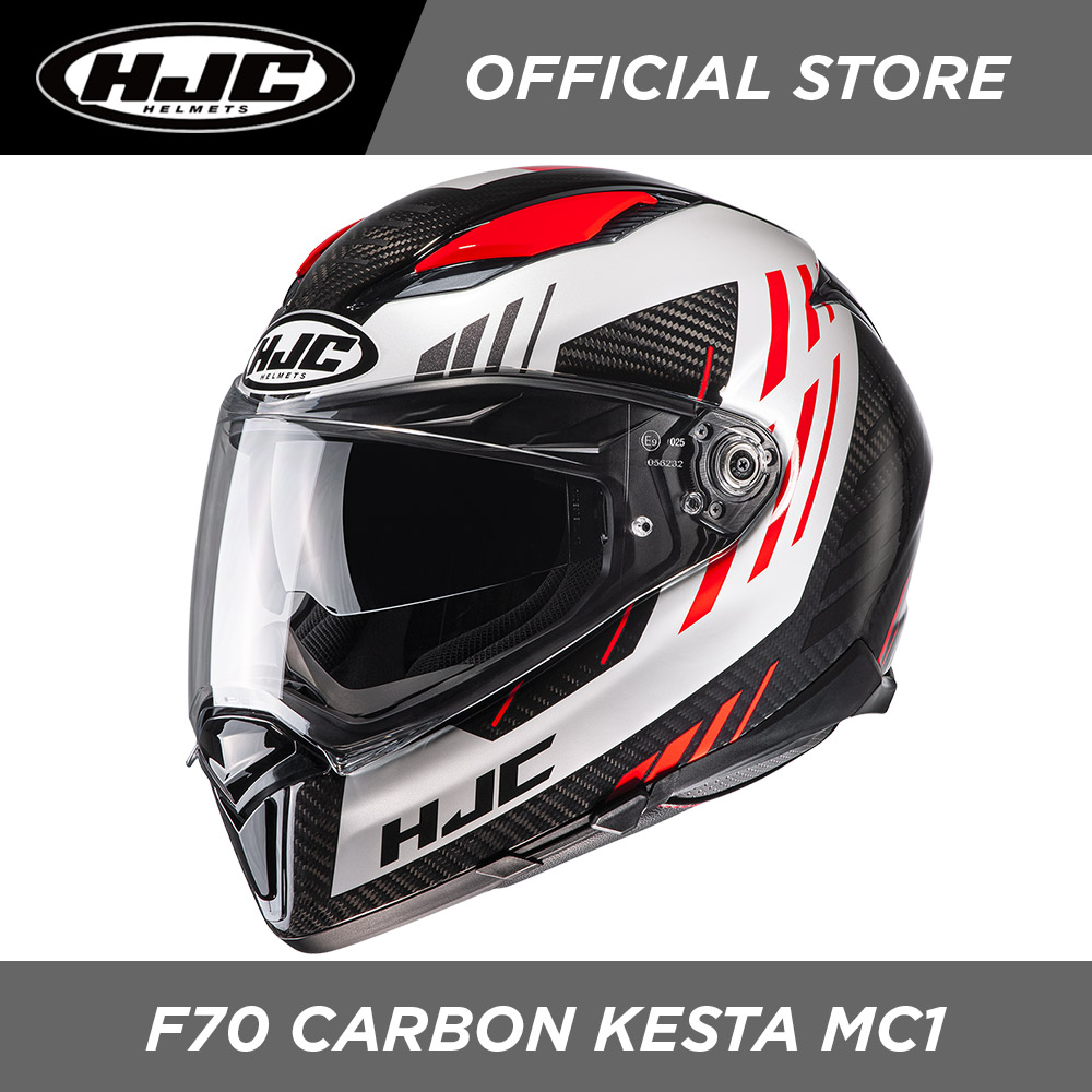 HJC Helmets F70 Carbon Kesta MC1 | Lazada PH