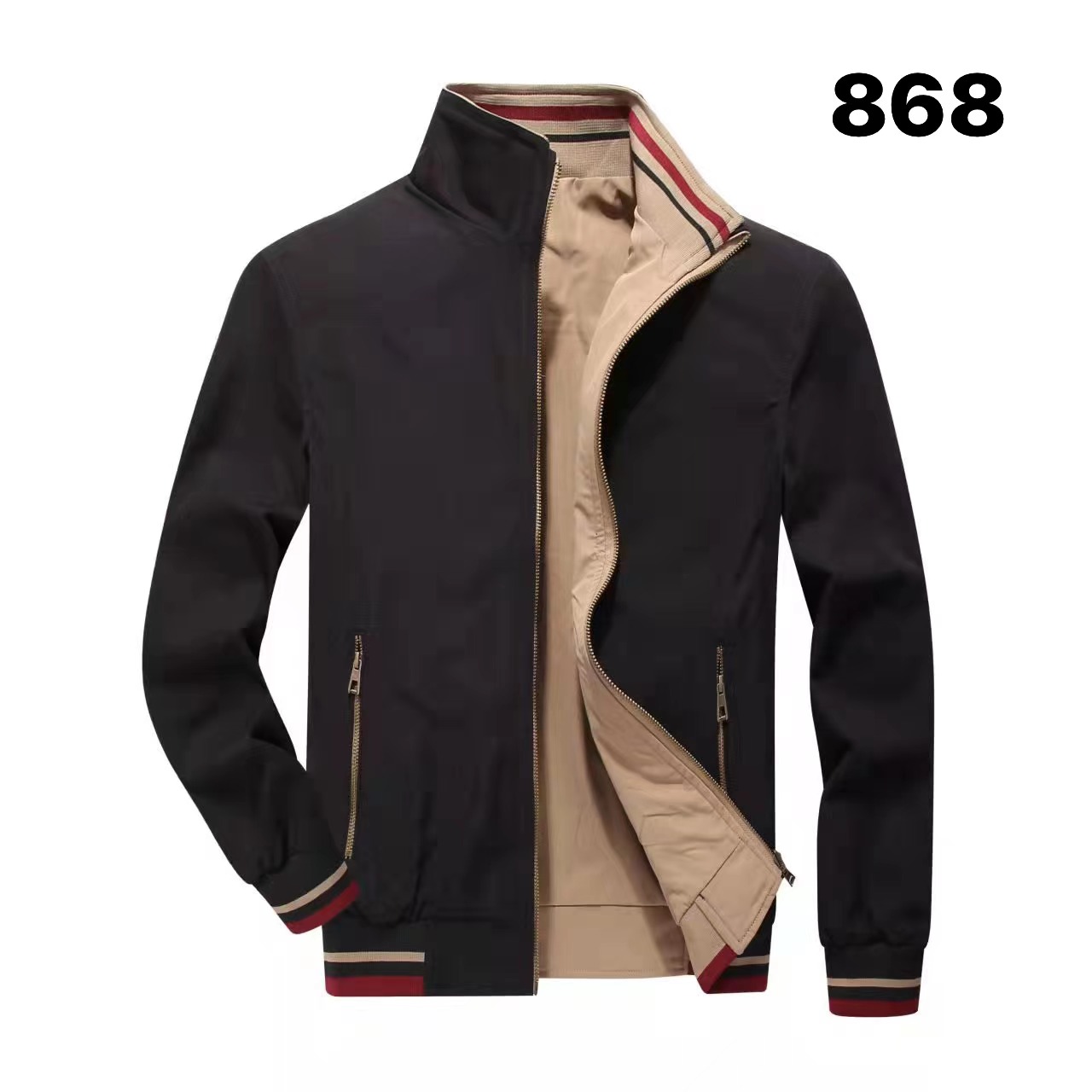 Men‘s korean fashion Reversable high Good quality Bomber jacket New ...