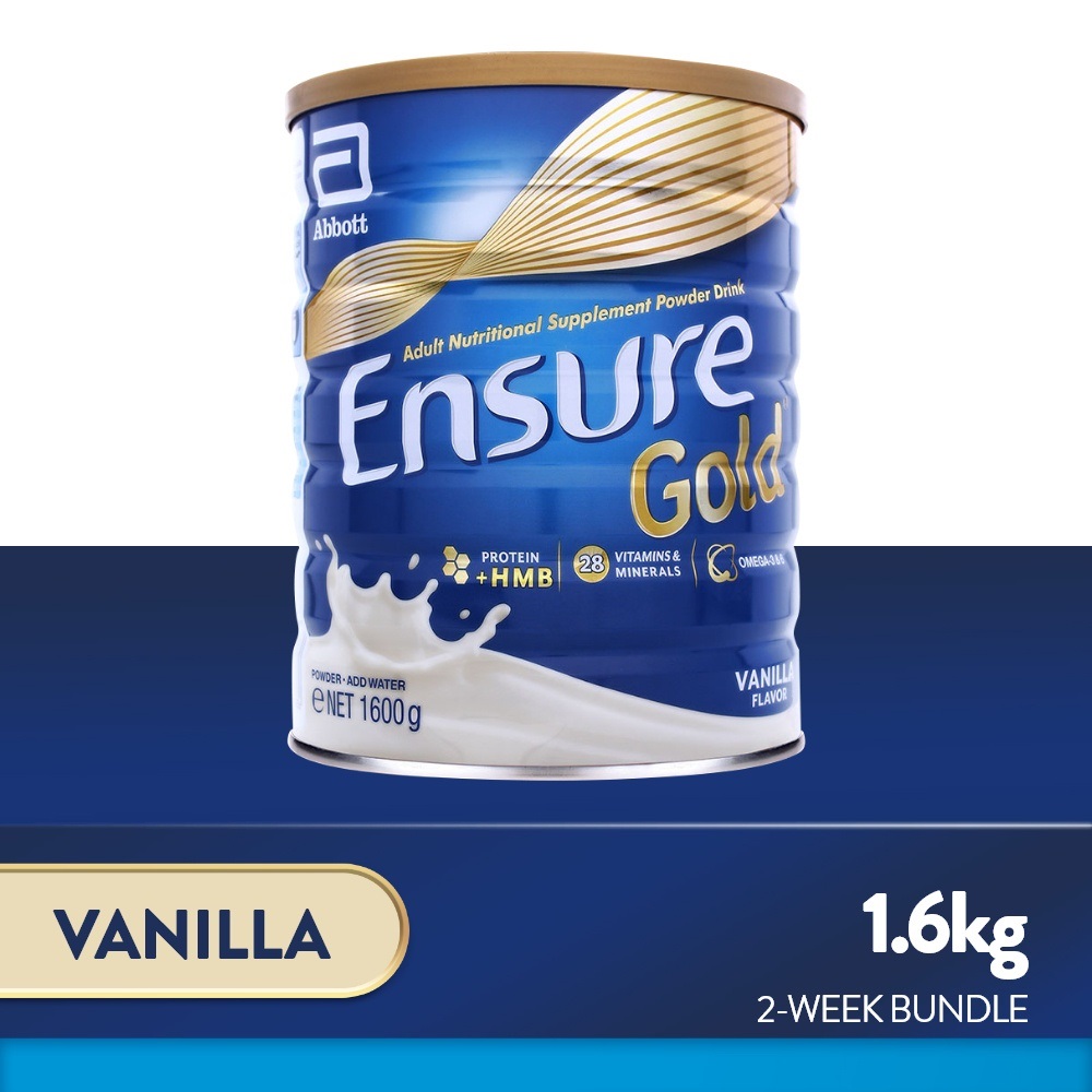 Ensure Gold Powdered Adult Nutritional Supplement Drink Vanilla 1.6KG | Lazada PH