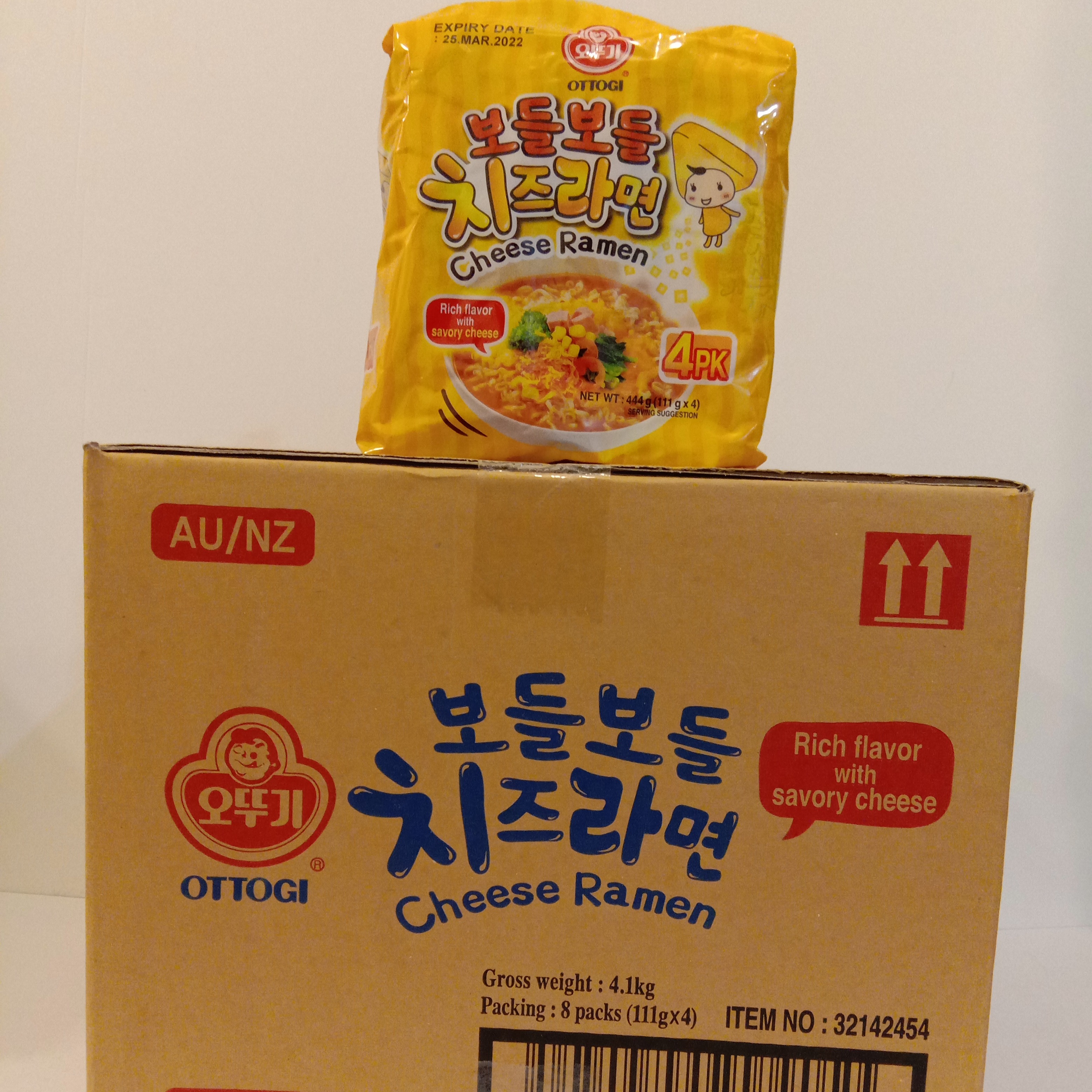 Ottogi Cheese Ramyun / Ramen 1 Box 111g 32 packs | Lazada PH