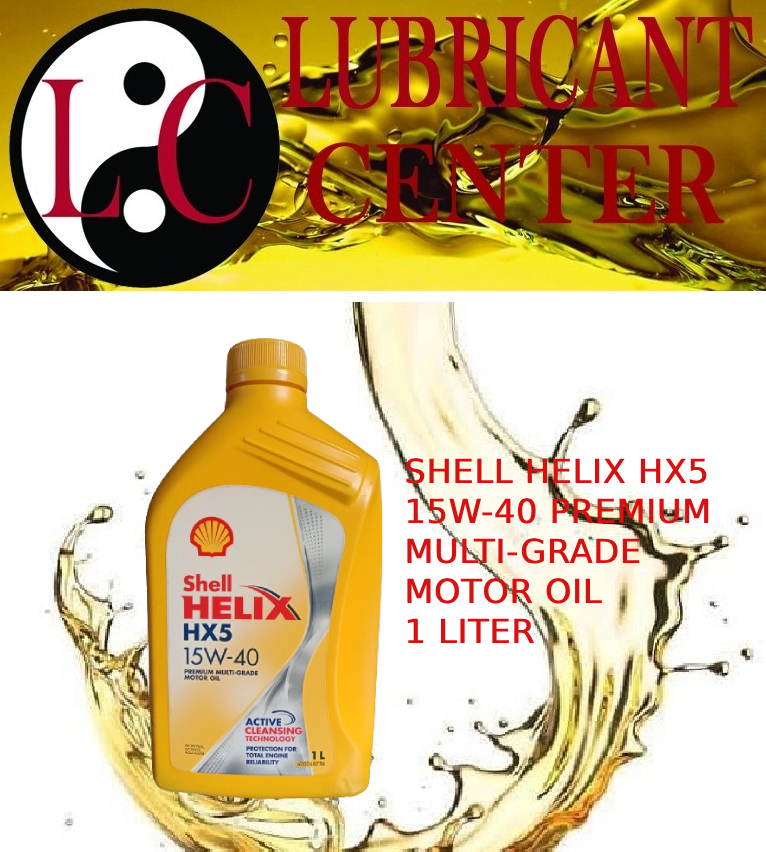 SHELL HELIX HX5 15W-40 PREMUIM MULTI-GRADE MOTOR OIL 1 LITER | Lazada PH