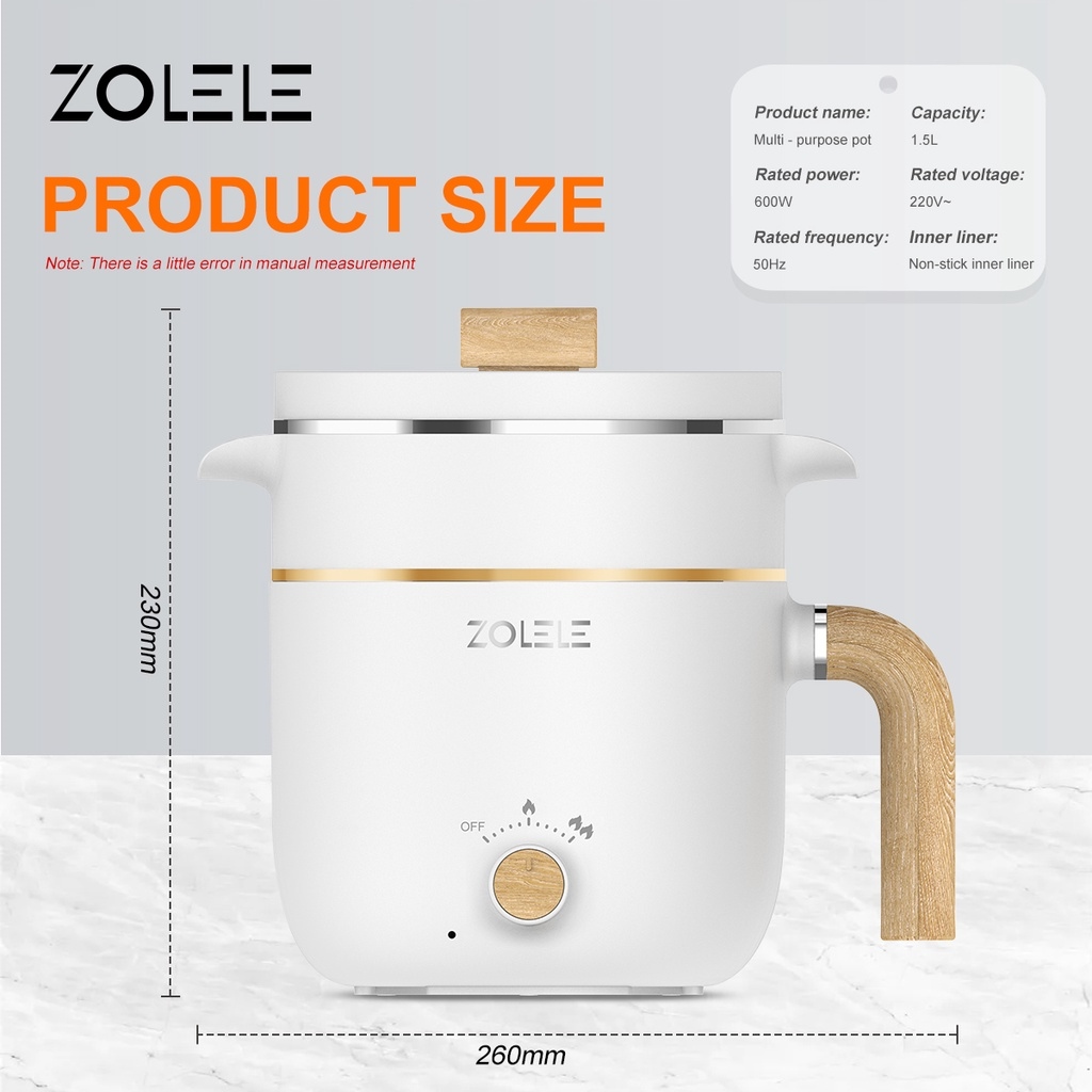 multifunctional electric cooker mini rice cooker Zolele electric cooker ...