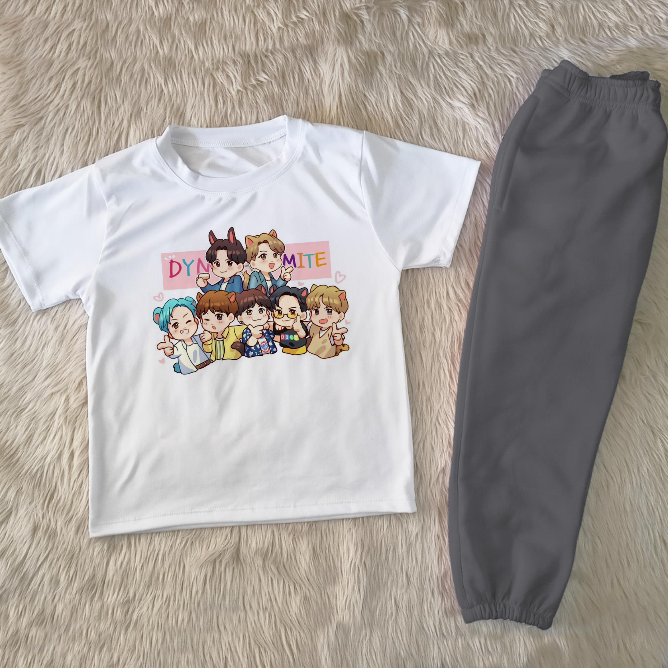BETTER US TERNO TSHIRT and PANTS B.T.S SUBLI PRINT for kids and teens ...