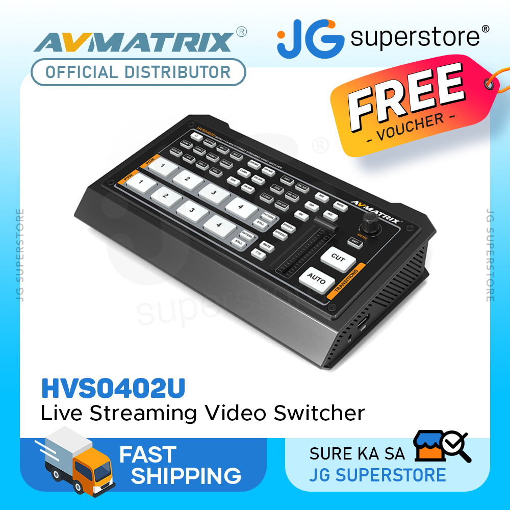 AVMatrix HVS0402U 4 Channel HDMI Live Streaming Video Switcher with T ...
