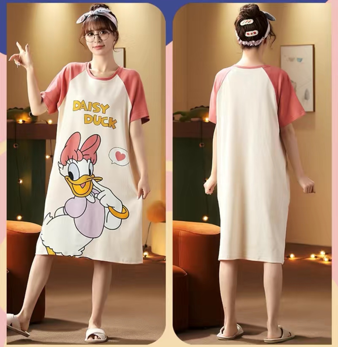 【CRAZY PANDA】MATERNITY DRESS COTTON Spandex (Large TO 3XL) Daster ...