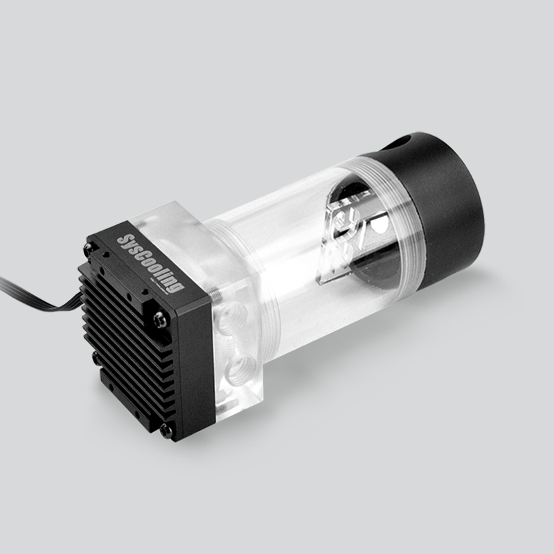 Syscooling P67D pump DC 12V water cooling pump with reservoir PWM ...