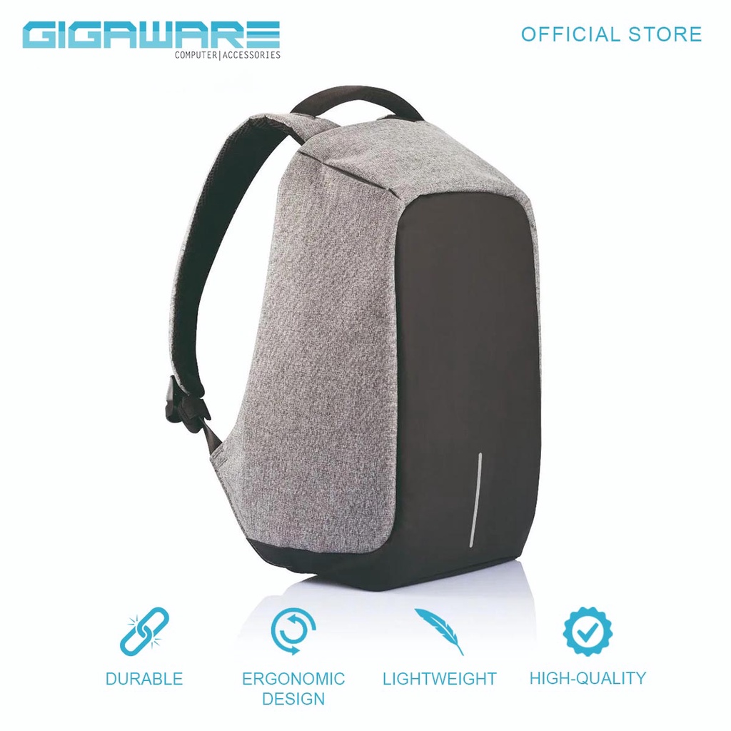 Gigaware Anti-Theft Backpack Bobby Bag Anti-theft Laptop Bagpack with ...