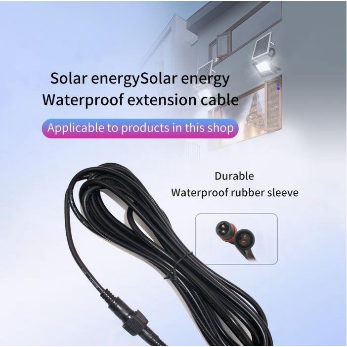 5 Meters Solar Light Extension Power Cord 2 Pin Waterproof Cable ...