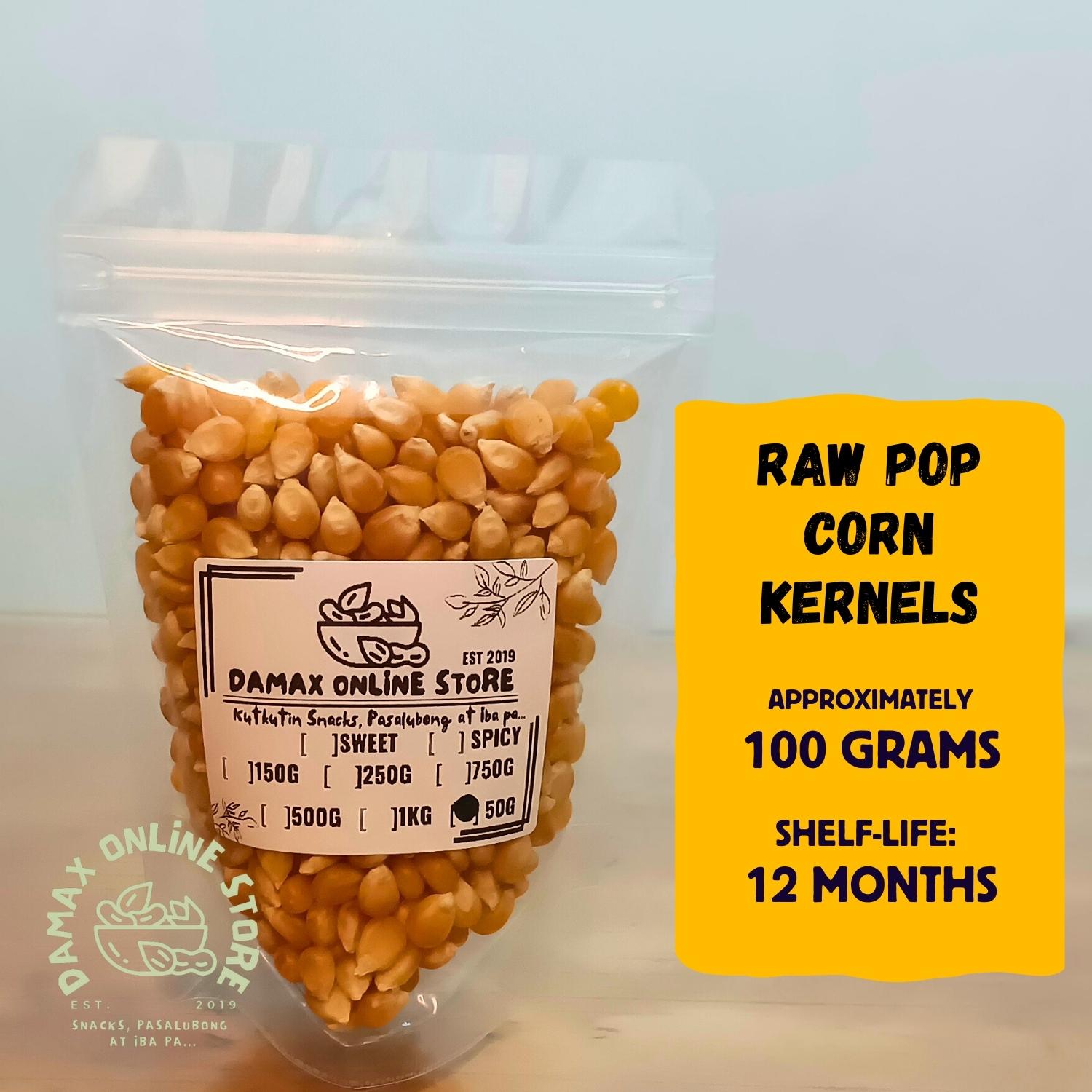 HIGH QUALITY US GRADE RAW/UNCOOK POP CORN KERNELS Kutktutin Snacks ...