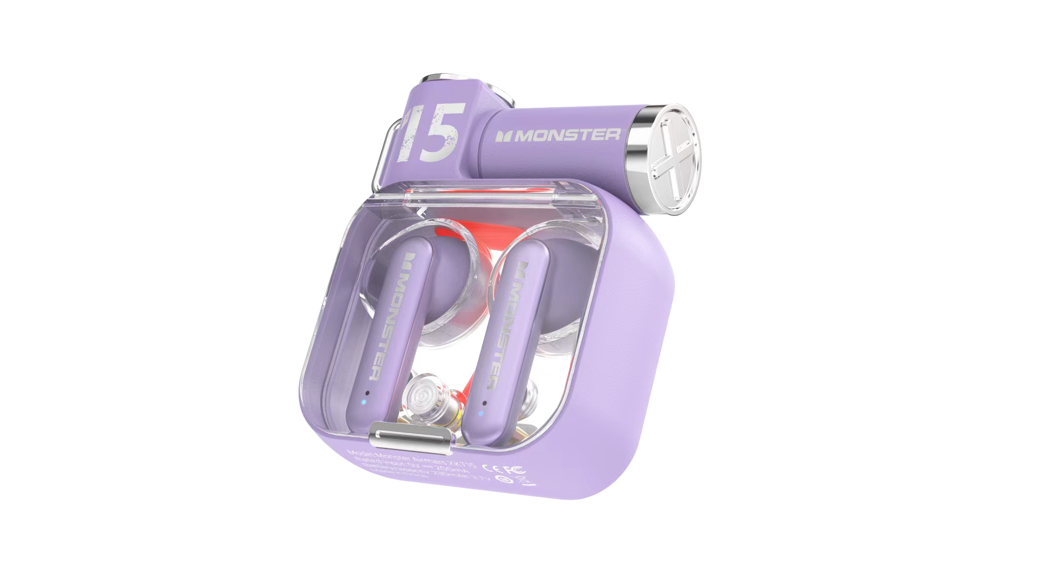 Monster XKT15 BT5.3 Wireless Bluetooth Headset Sports Earphones ...