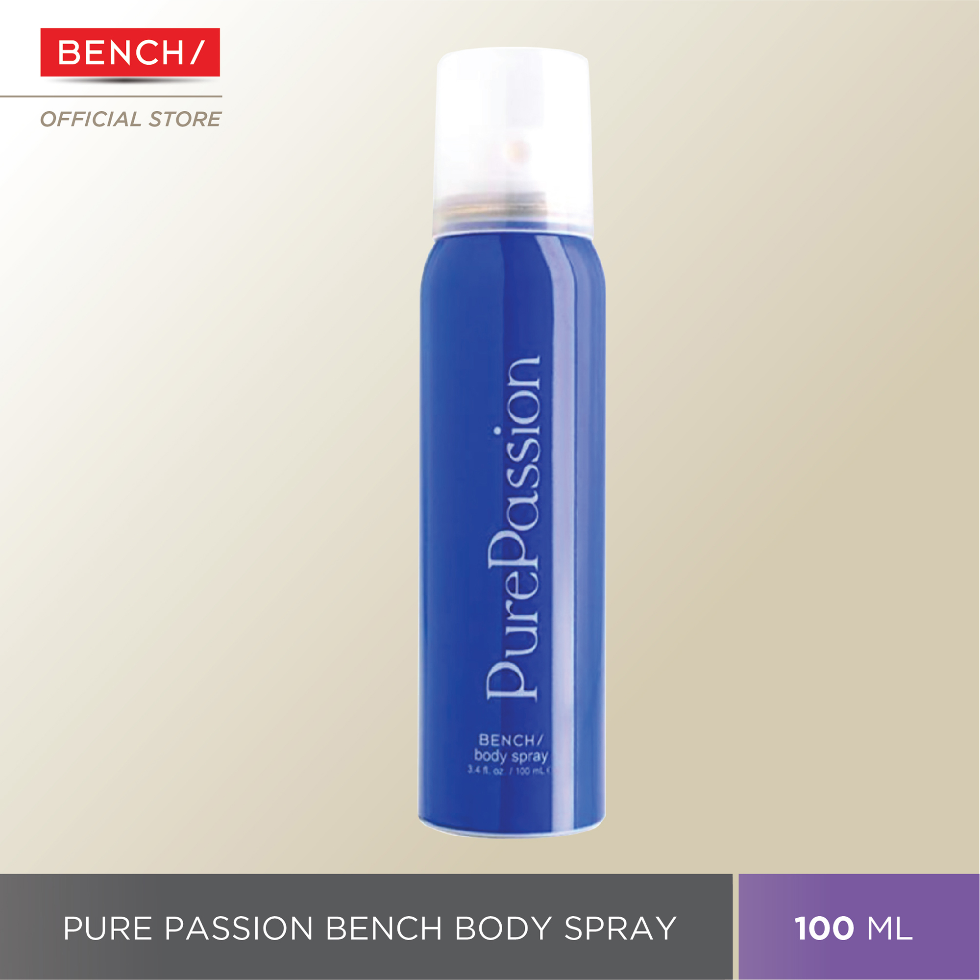 BENCH- TCB6100Y 100ML Pure Passion Body Spray | Lazada PH