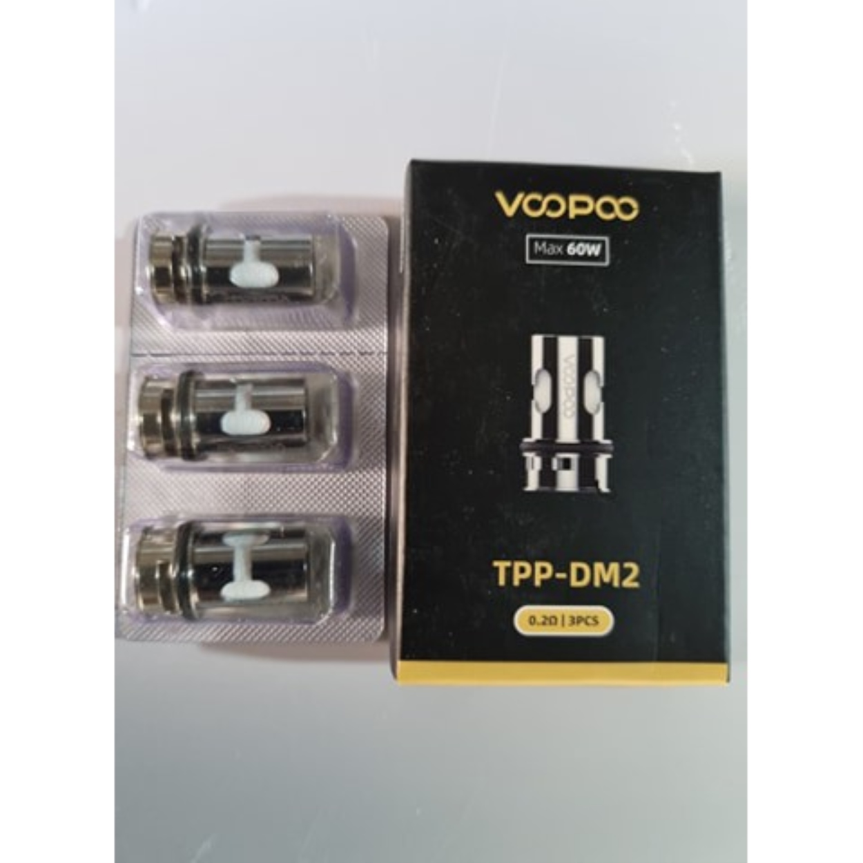 VOOPOO Drag Pro X Pro Occ Coil TPP 3pcs/Pack DM1 0.15 and DM2 0.2 ...