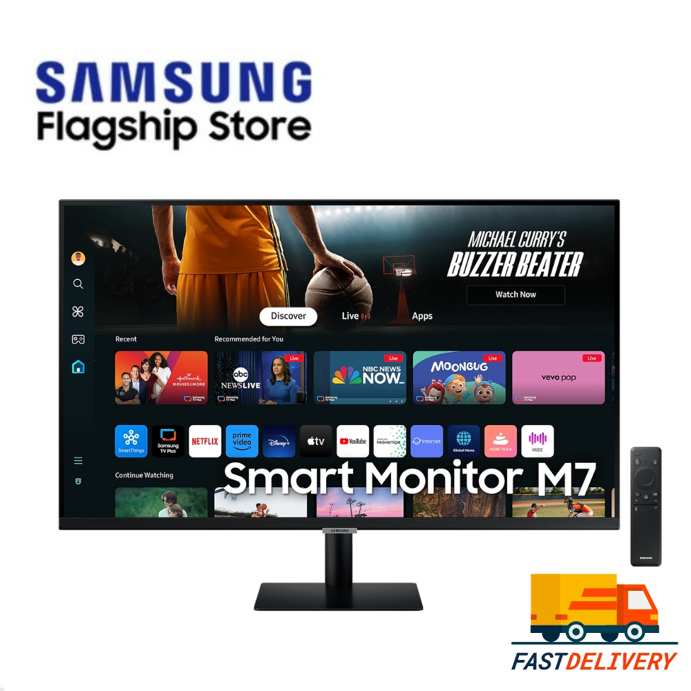 Samsung LS32DM700UEXXP Smart Monitor M7 M70D UHD | M7 | Smart Monitor ...