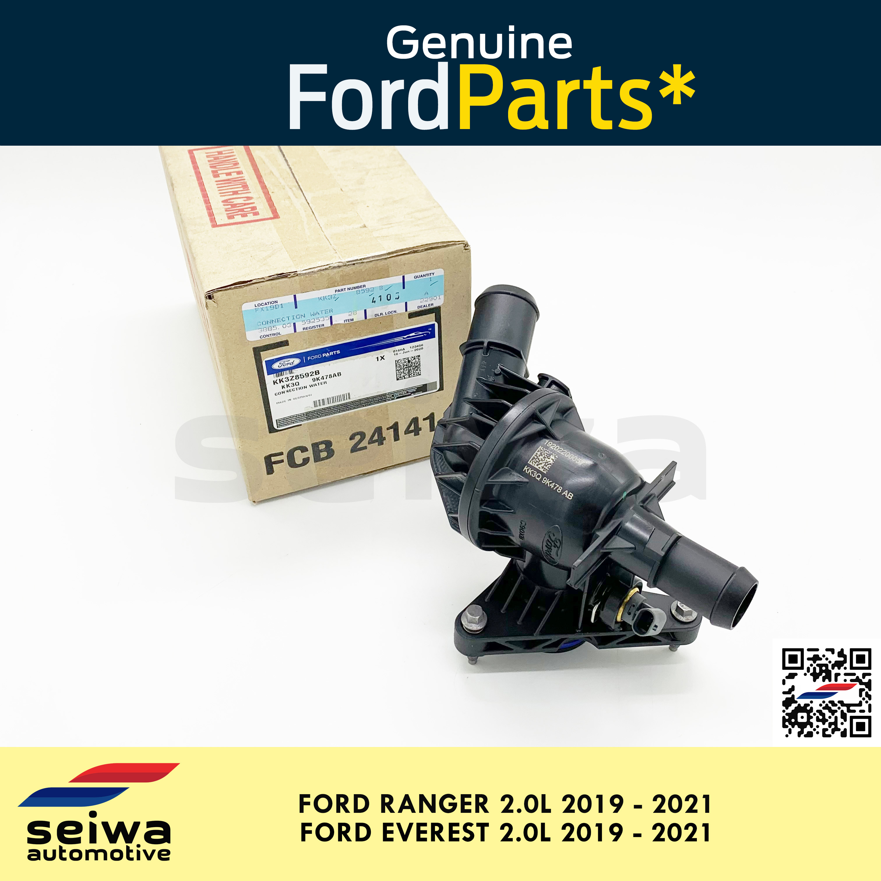 [2019 - 2021 2.0L] Ford Ranger Thermostat Housing - [2019 - 2021 2.0L] Ford Everest Thermostat ...