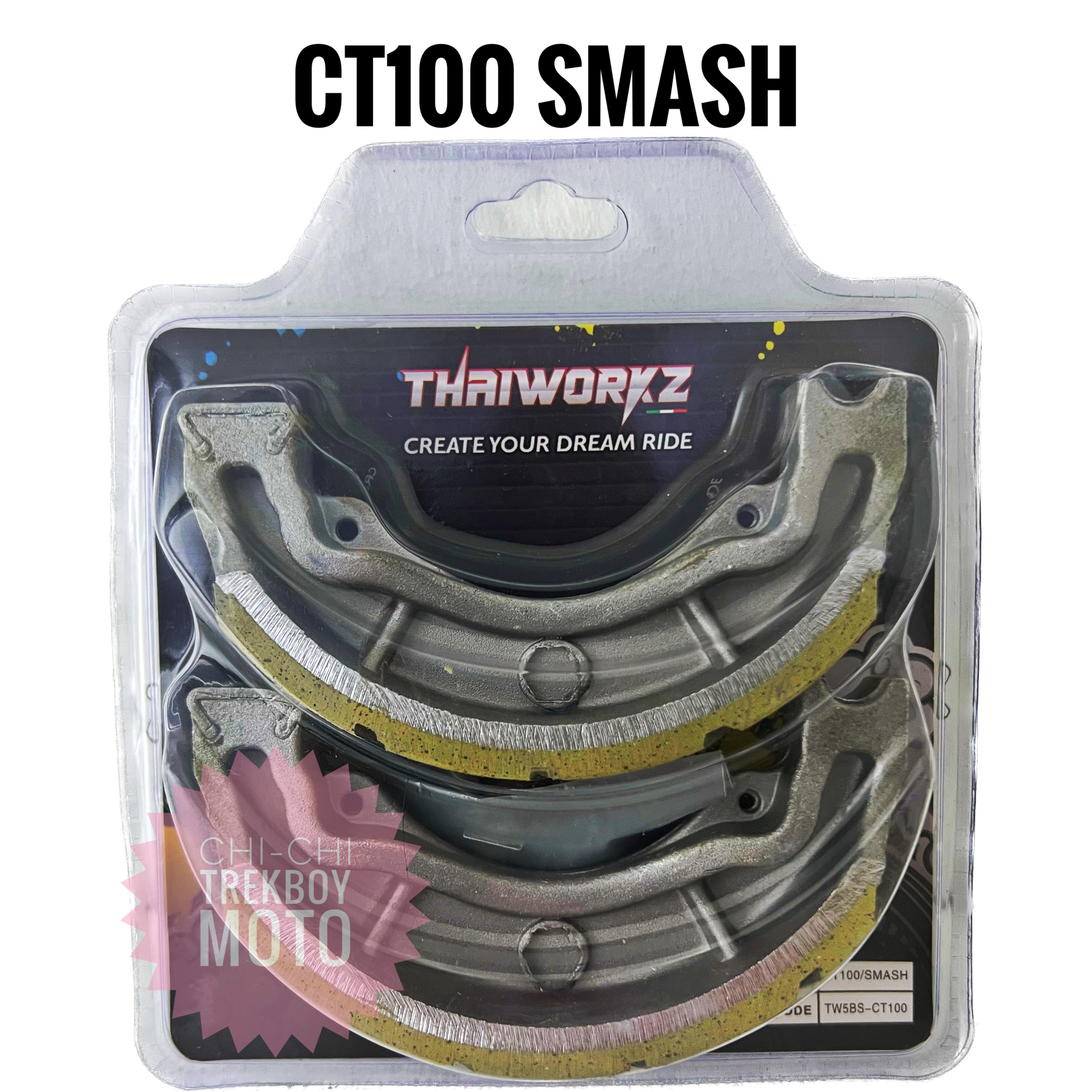 THAIWORKZ GENUINE CERAMIC BRAKE SHOE FOR SMASH/CT100 | Lazada PH