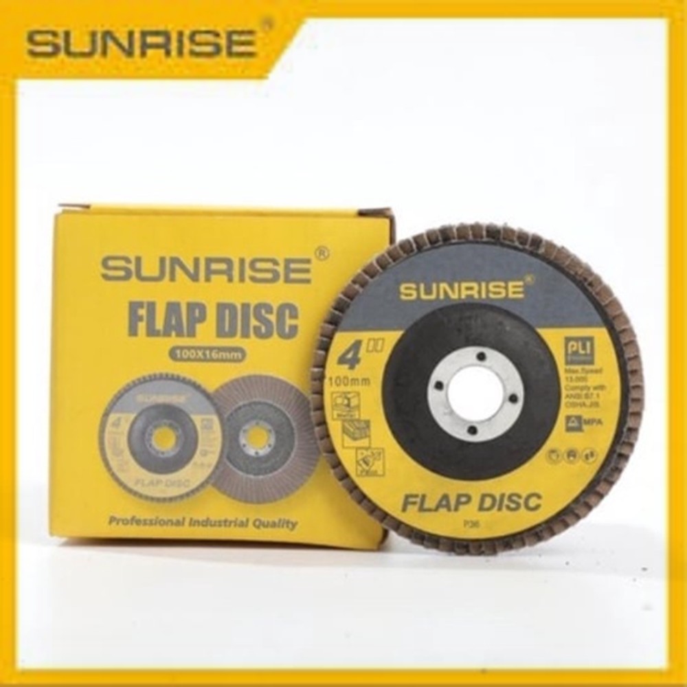 PER BOX Original Sunrise Flap Disc For Metal Wood Paint 4 " (10PCS ...