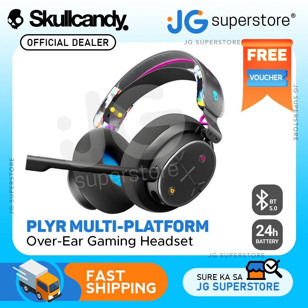 Skullcandy PLYR Wireless Gaming Over-Ear Multi-Platform Stereo Headset ...
