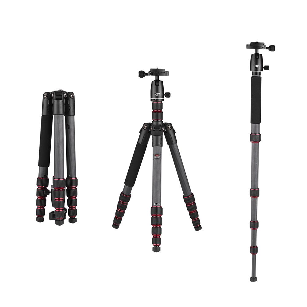 OBO TS360C Foldable Portable Carbon Fiber Camera Tripod Travel Tripod ...