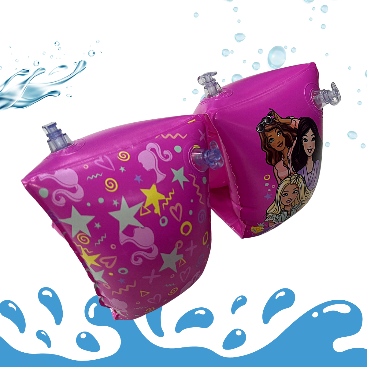 Barbie New Inflatable Swimming Arm Bands for Kids 3 to 12 Years Old ...