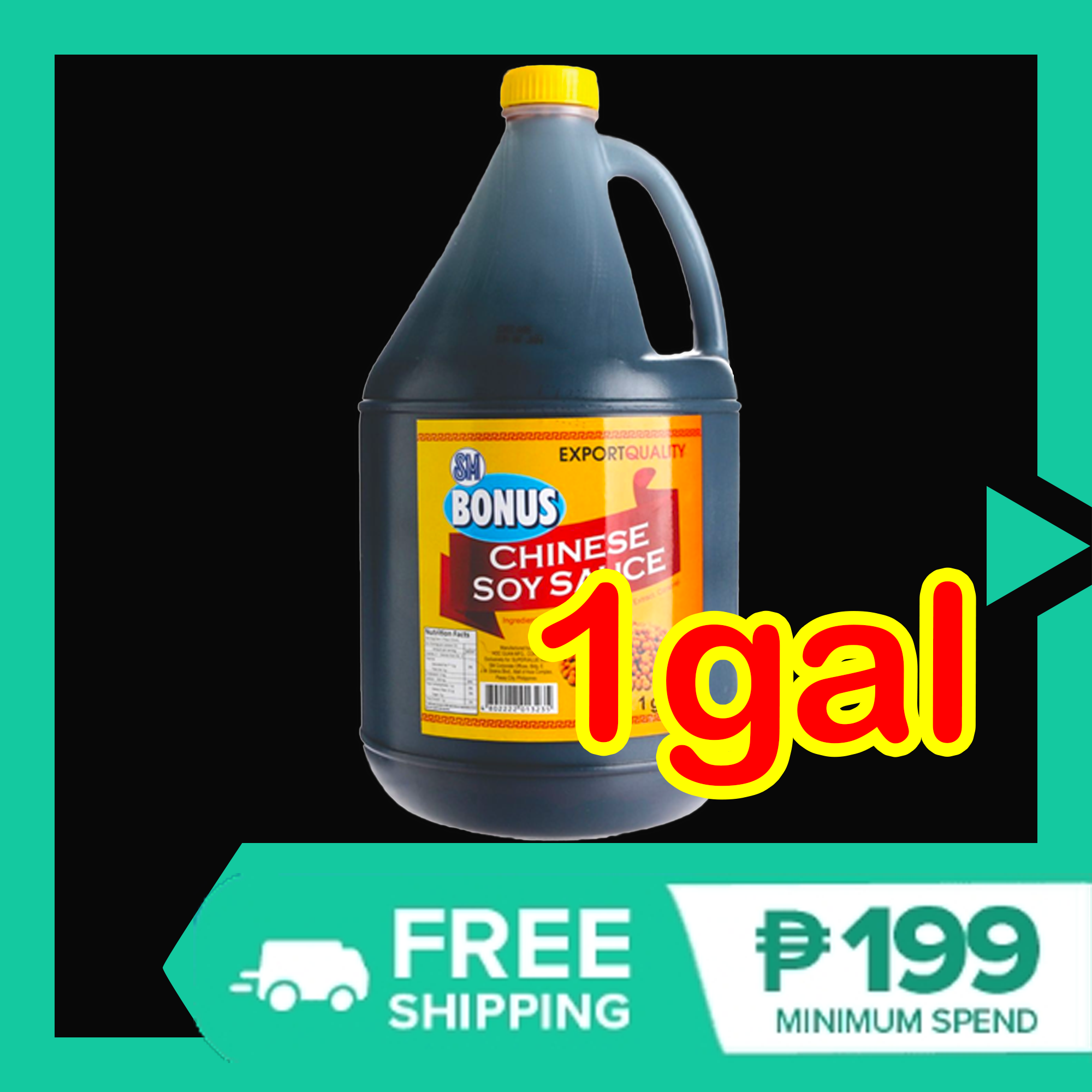 1gal SM Bonus Chinese Light SOY SAUCE Toyo Toyomansi Sweet Datu Puti ...