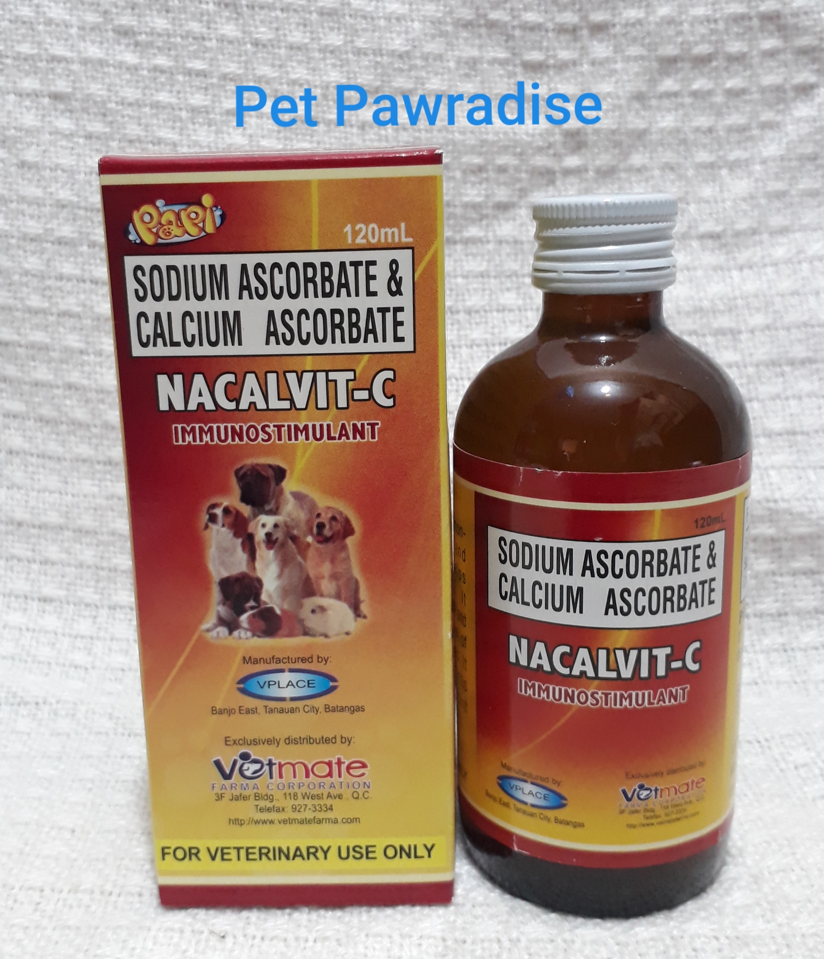 Papi Nacalvit -C Syrup for Pets, 120mL | Lazada PH