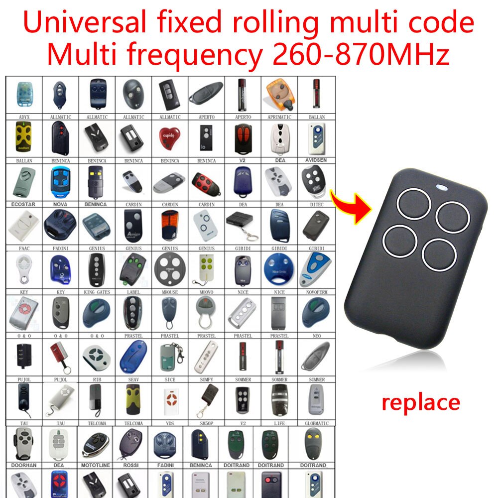 4in1 Universal Fixed Code Remote Control Clone Duplicator Multi ...