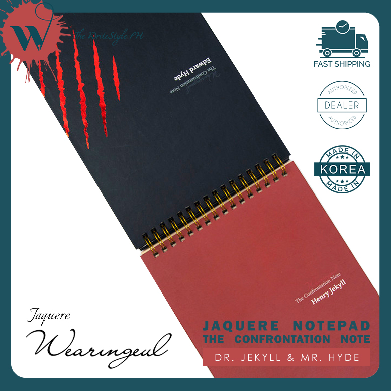 Wearingeul Dr. Jekyll & Mr. Hyde Notepad (The Confrontation Note) | Lazada PH