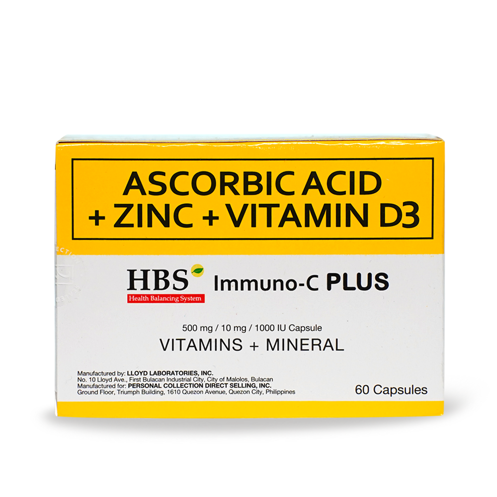 PC HBS IMMUNO-C PLUS Vitamins + Mineral | Lazada PH