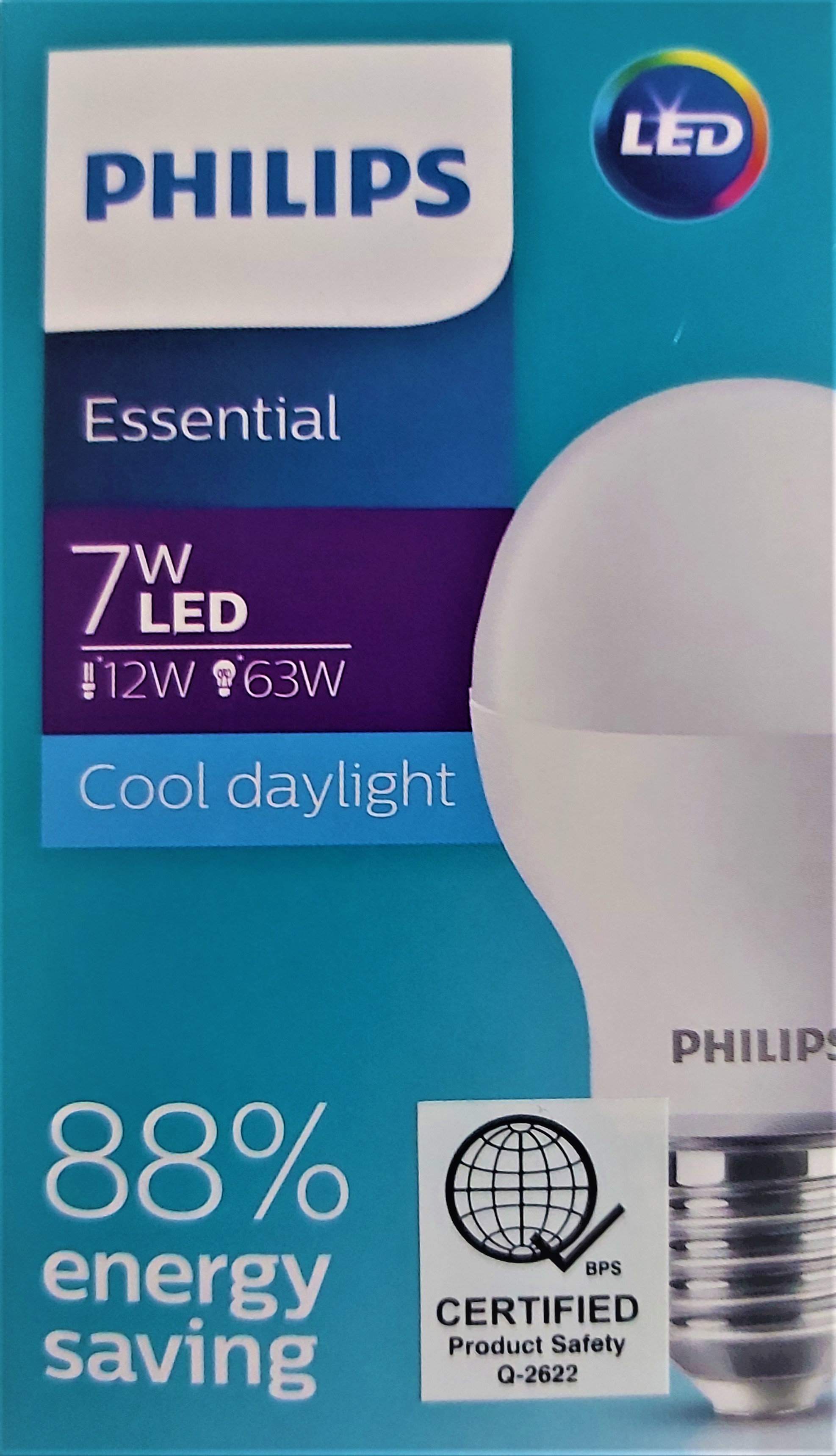 Philips Essential LED Bulb 7 Watts Cool Daylight | Lazada PH