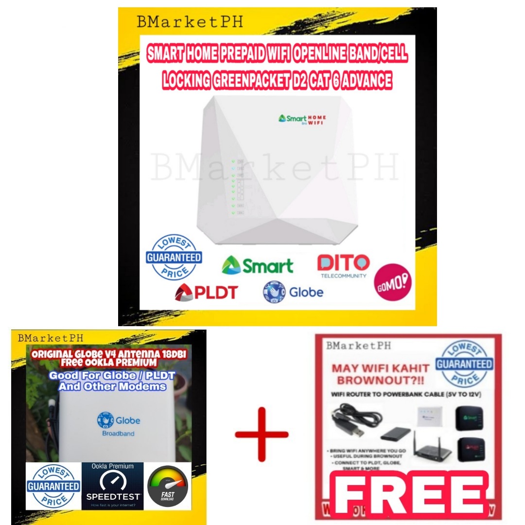 SMART PLDT Home Prepaid WIFI Modem OPENLINE BANDLOCKING ( Fast Delivery ) | Lazada PH