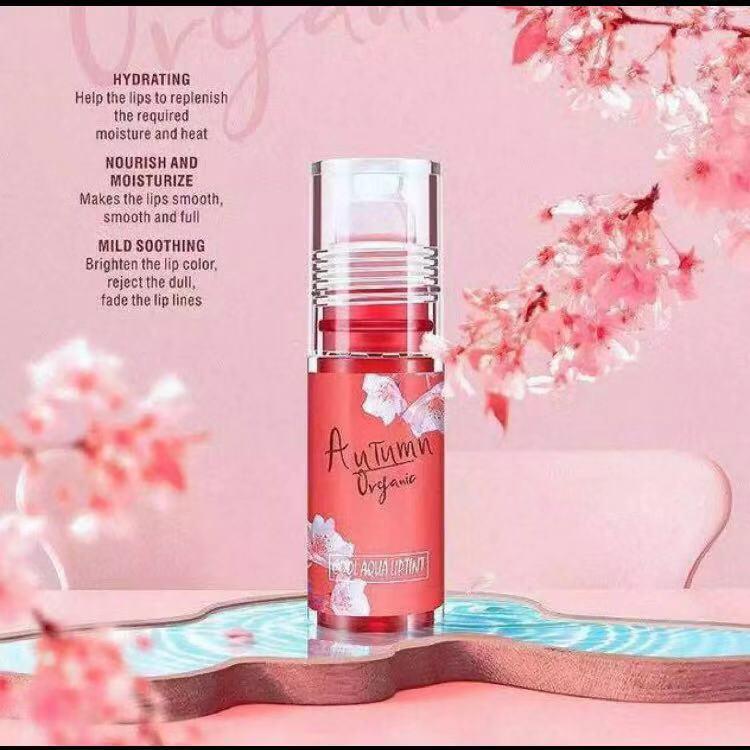 HM-Sunkissed, Autumn, Champagne Organic Lip tint Cool Aqua lip tint 5ml ...