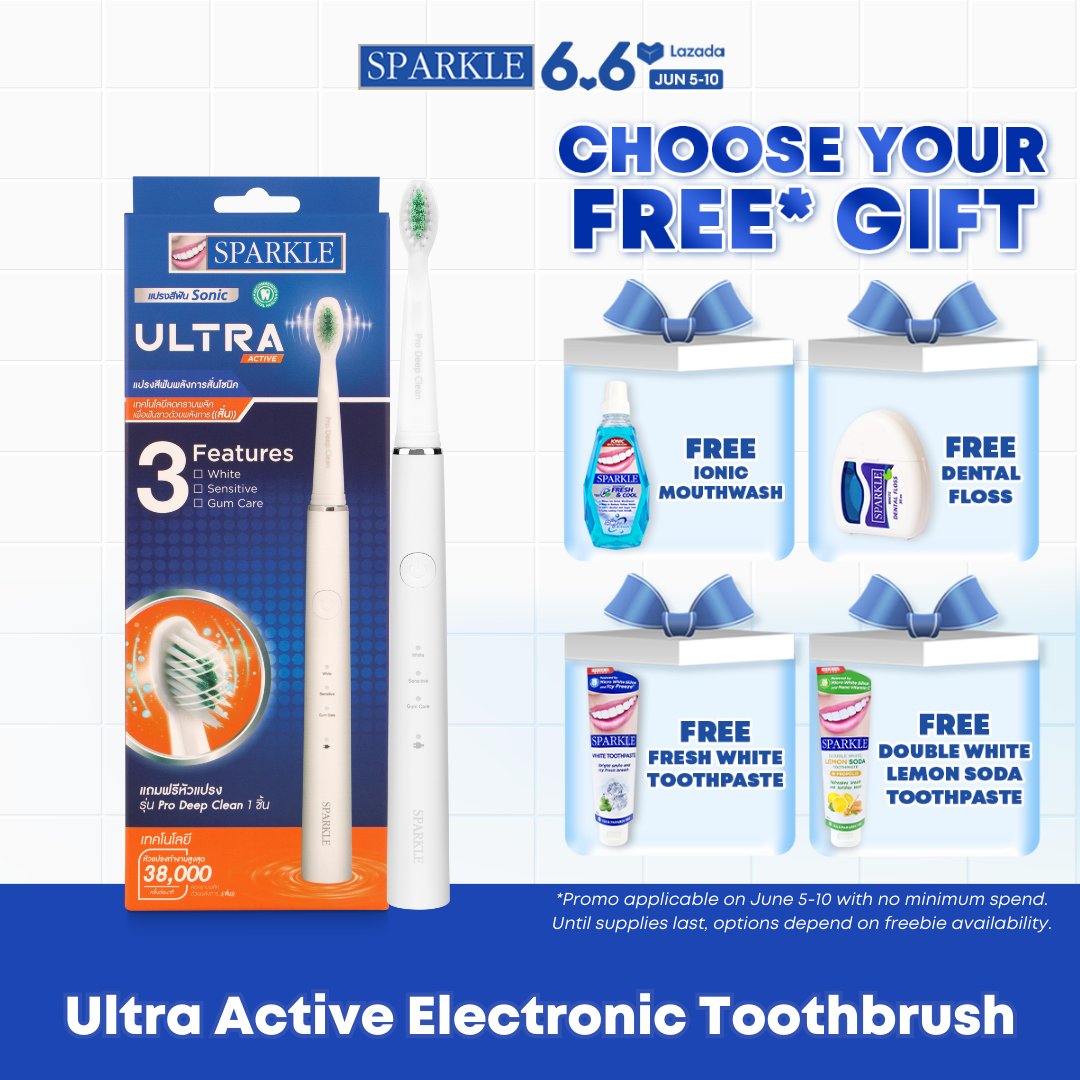 SPARKLE Ultra Active Sonic Electronic Toothbrush | Lazada PH