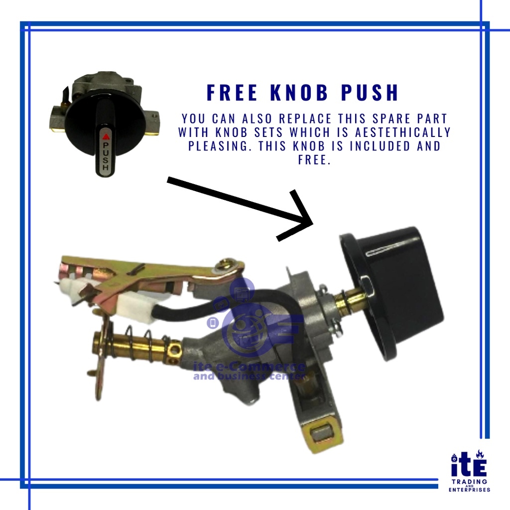 Gas Stove Automatic Ignition Switch with Knob for Stove Burners ...