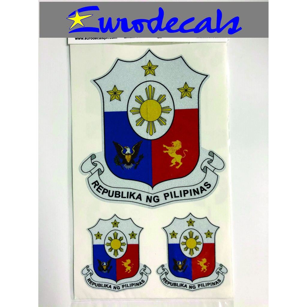 Republika ng Pilipinas 3M Reflective sticker | Lazada PH