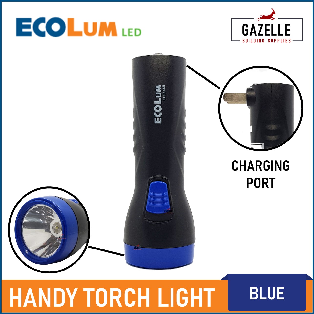 Omni LED Rechargeable Torchlight + Emergency Light - RFL-9128 Flashlight | Lazada