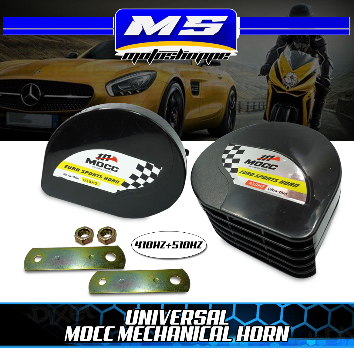 MOCC HORN UNIVERSAL-MOTOSHOPPE | Lazada PH