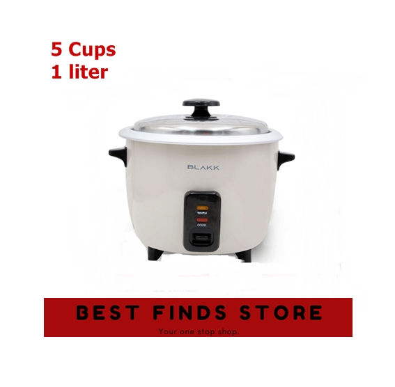 Blakk Rice Cooker (5 Cups) | 1 Liter | Lazada PH