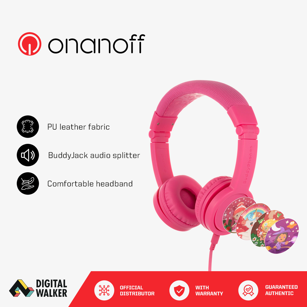 [Digital Walker] onanoff BuddyPhones Explore Plus Over Ear Headphone | Lazada PH