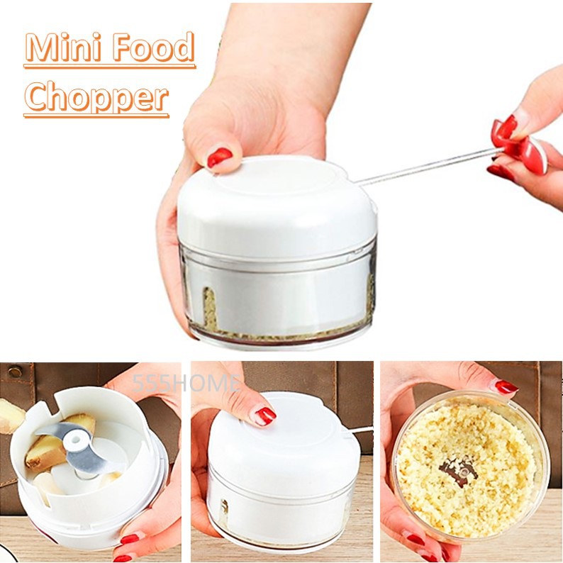 Electric Food Chopper USB Garlic Chopper Kitchen Blender Mixer ...