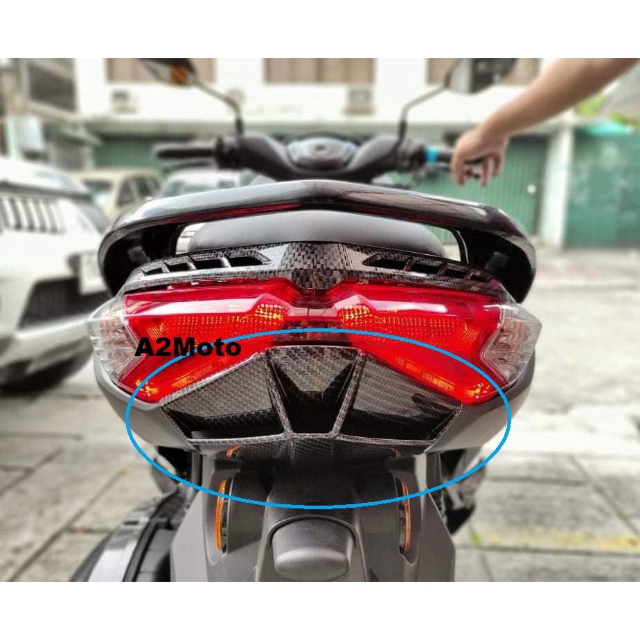 NEMO NMAX 2020 2021 Tail Light Cover Lower Garnish Carbon Nmax V2 ...