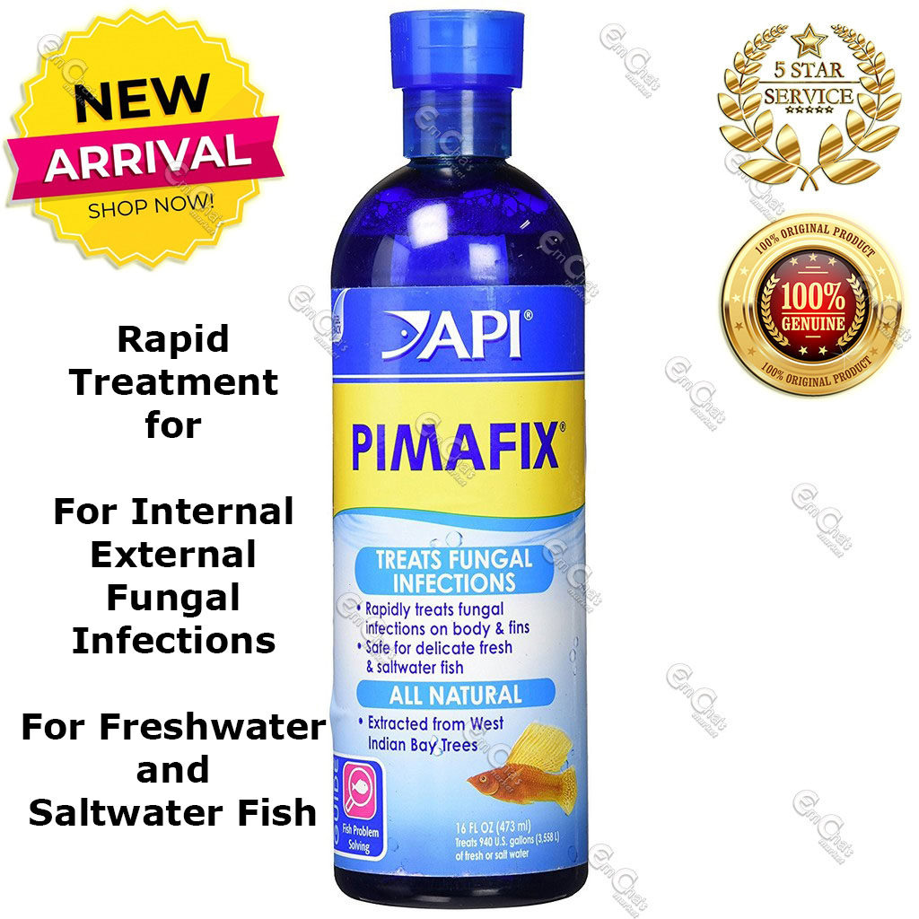 API Pimafix Fish Cure Fish Fungal Infections on Body and Fins Internal ...