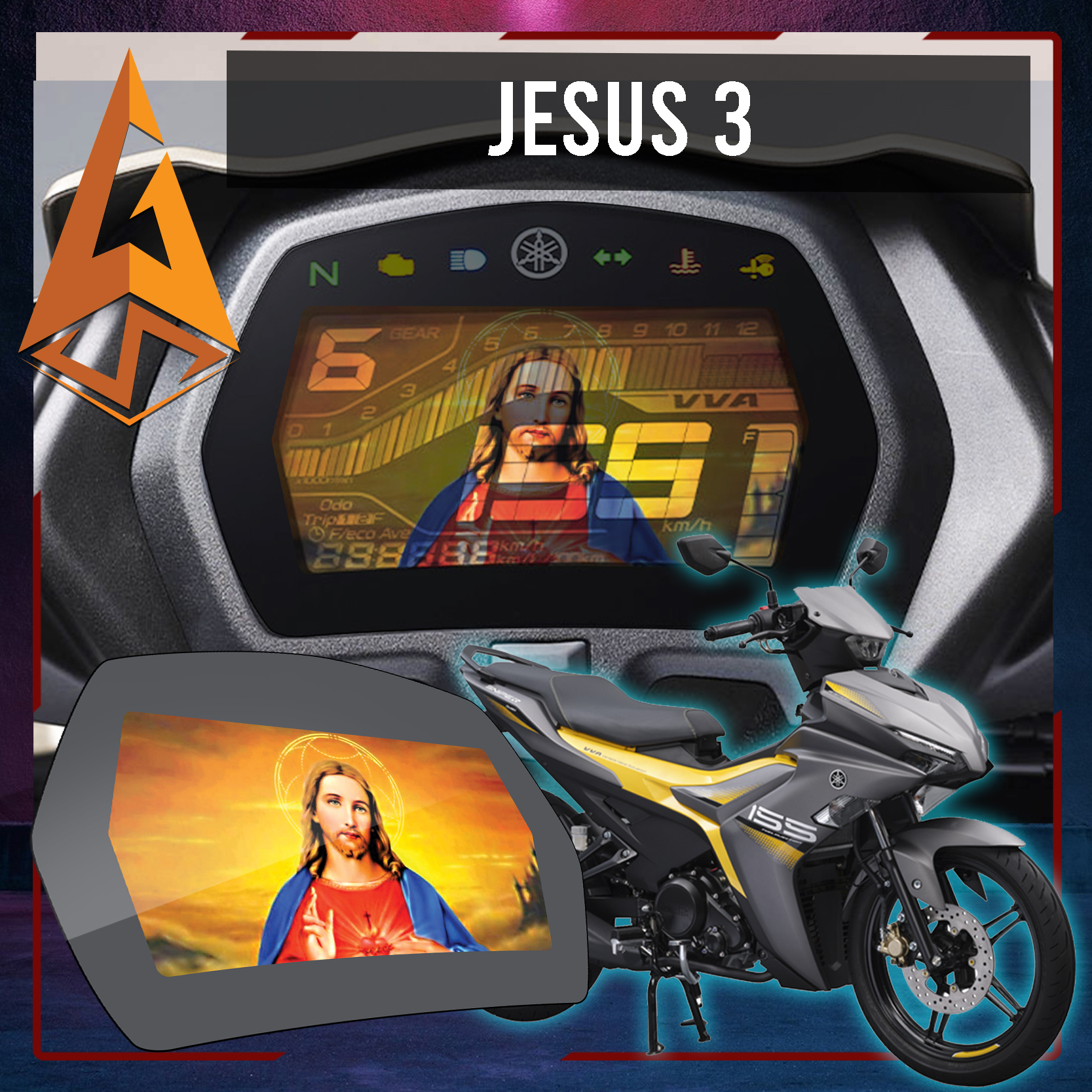 Guage Protector For Yamaha Sniper 155 - Laminated Translucent Vinyl ...