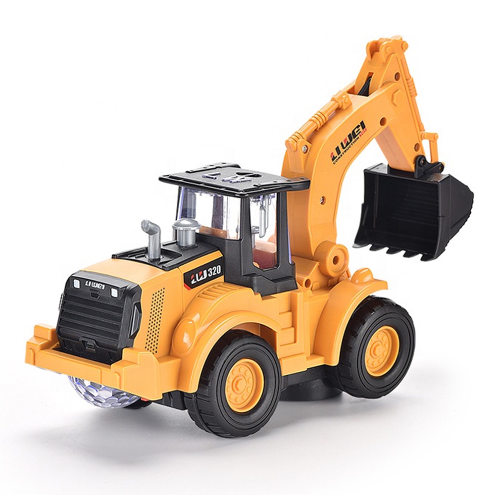 Excavator Toy Construction Toys Truck Toys Truck Model With Lights and ...
