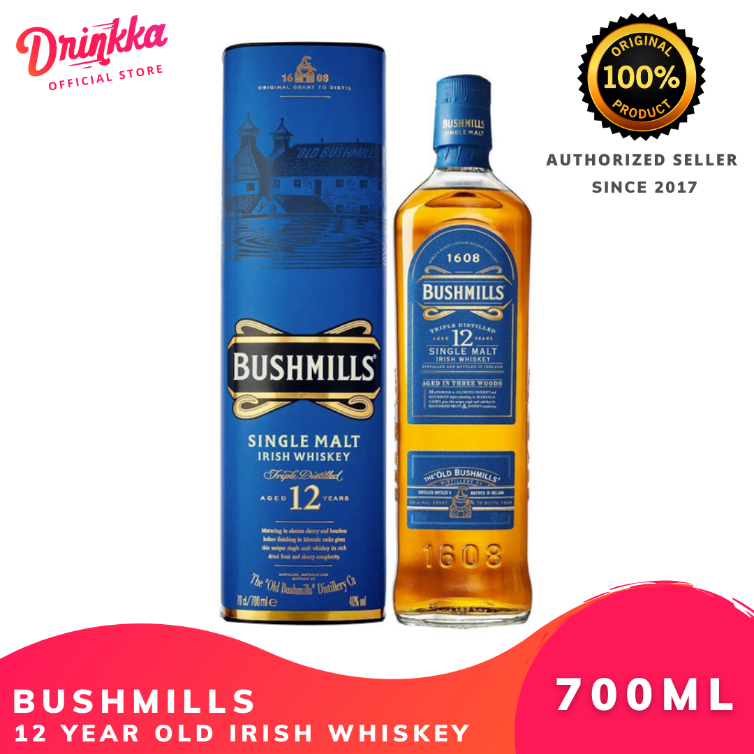 Bushmills 12 Year Old Single Malt Irish Whiskey | Drinkka | Lazada PH