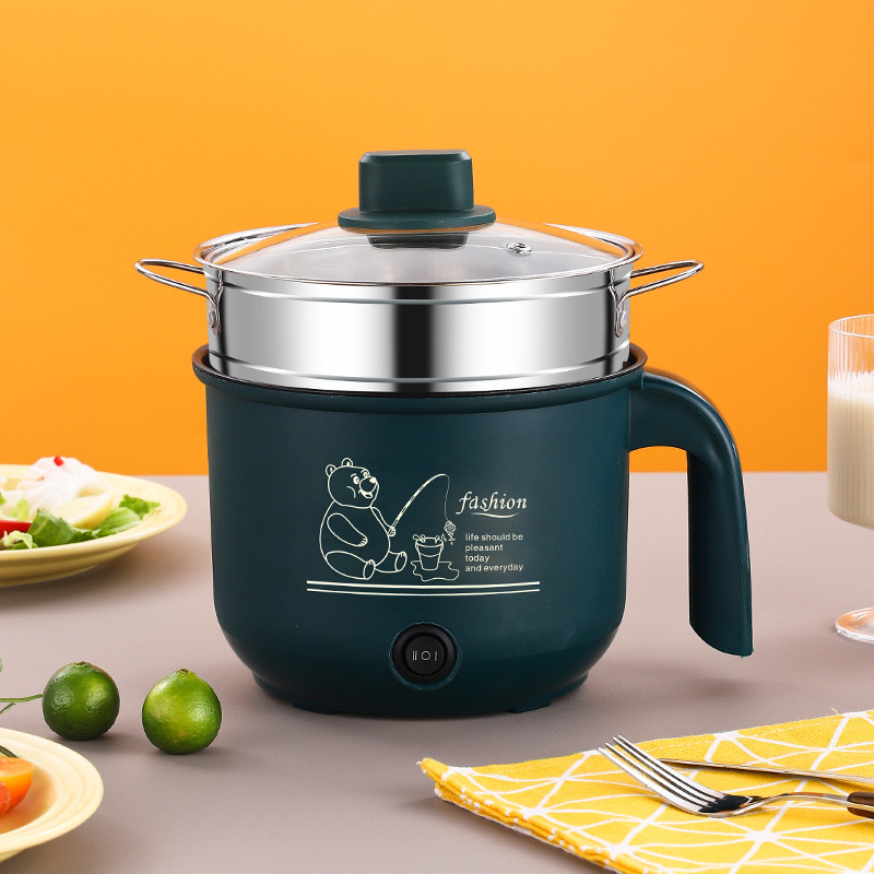 Multi-Function Electric Cooker with Stainless Steel Steamer, 1.8L ...