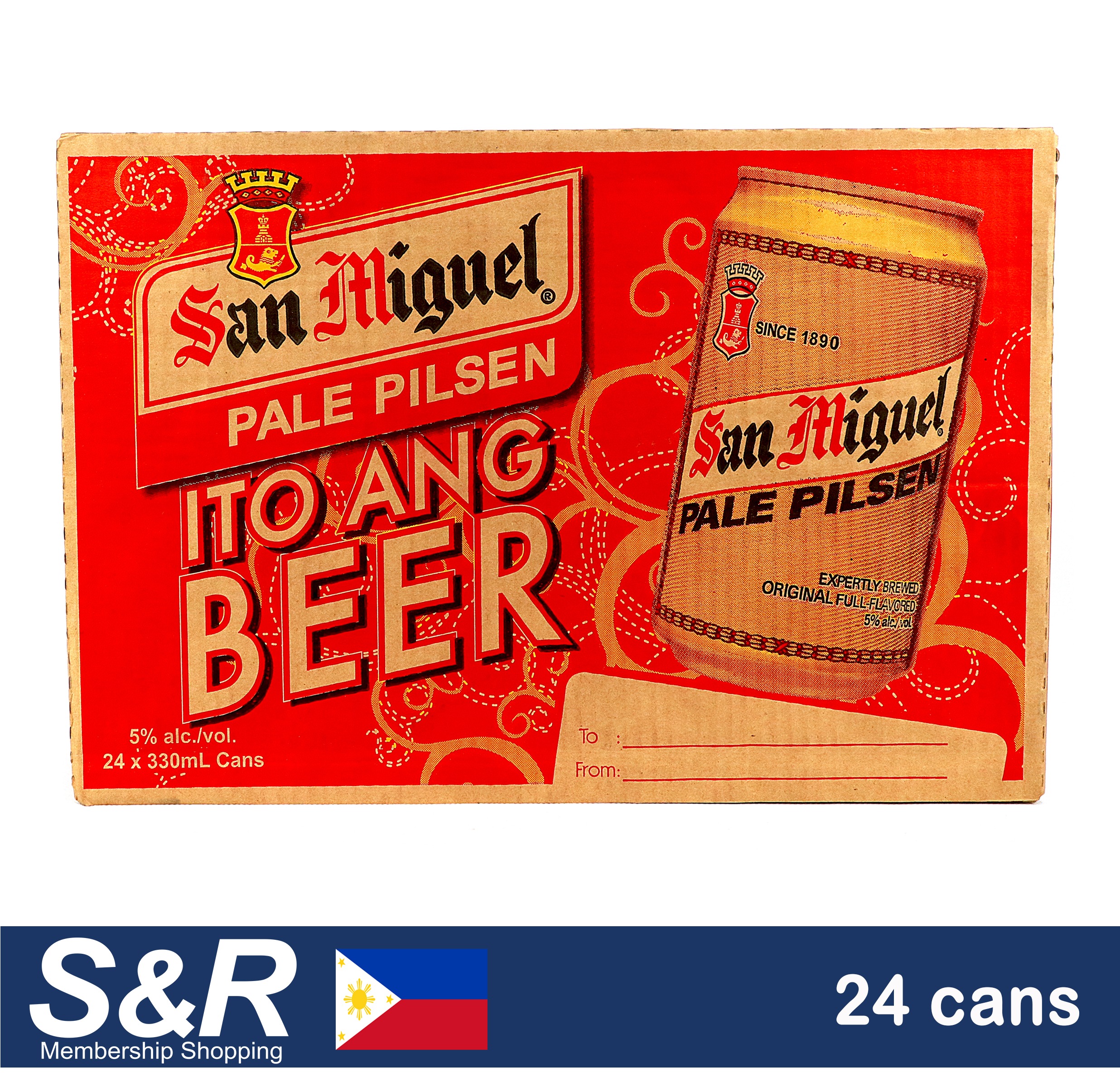 San Miguel Pale Pilsen 24 cans | Lazada PH