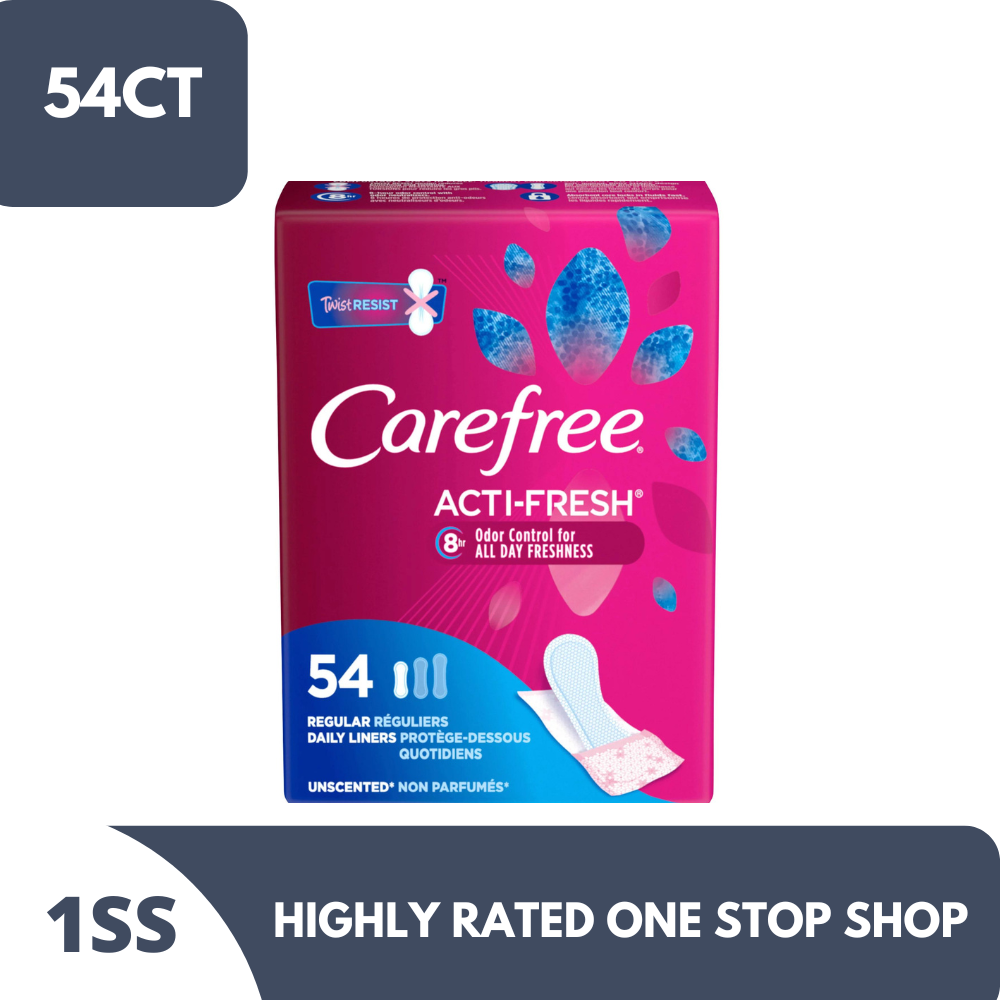 Carefree Acti-Fresh Daily Liners Regular 54CT | Lazada PH